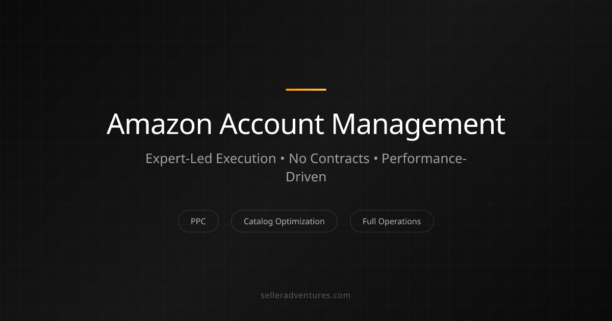 Amazon Account Management Services | Full-Service for Serious Sellers ...
